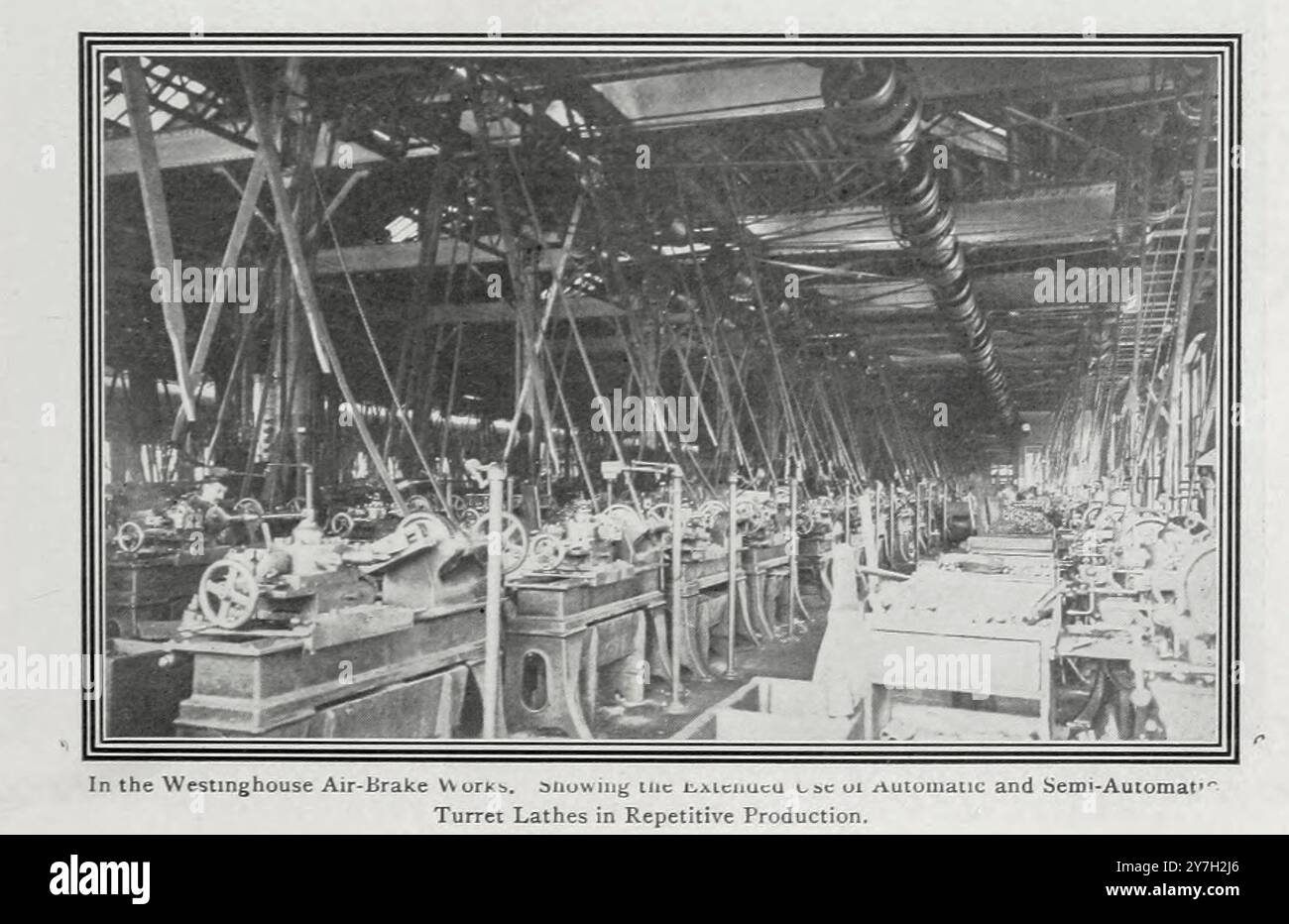 Westinghouse Air Break Works showing the use of automatic and semi ...