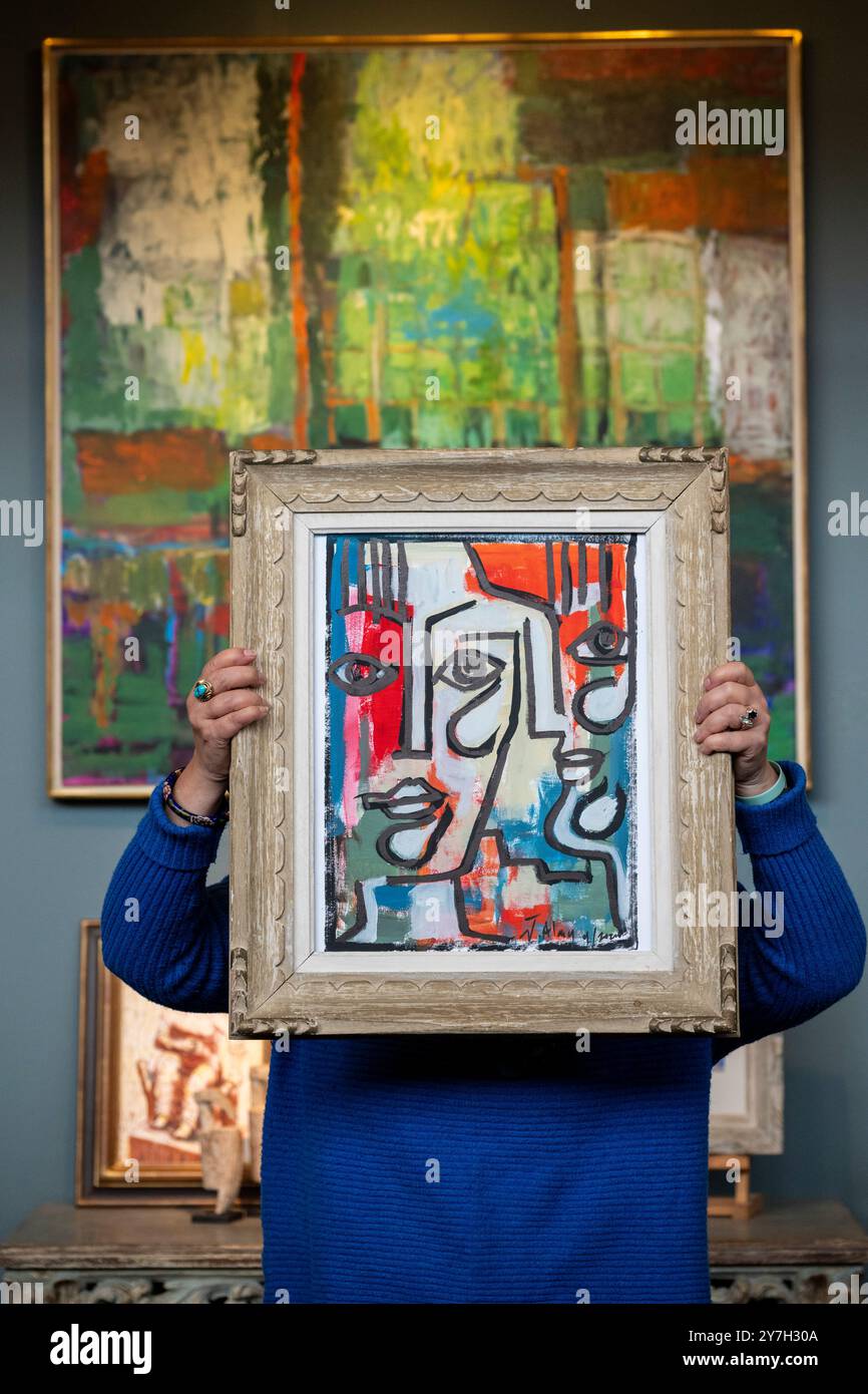 London, UK. 30 September 2024. A painting by French artist Jean Alamy ...