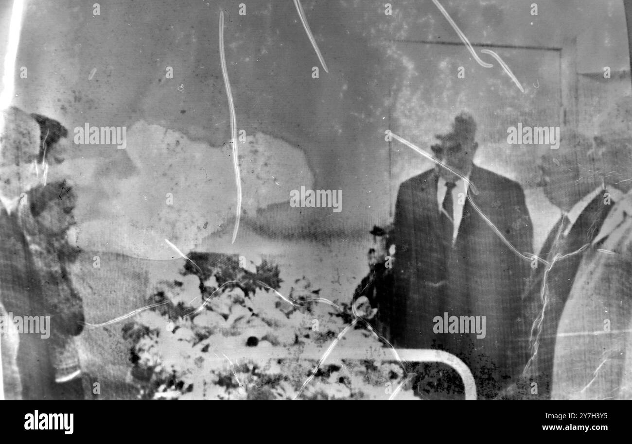 SOVIET PRIME MINISTER NIKITA KHRUSHCHEV AND TOGLIATTI BODY IN CRIMEA ...