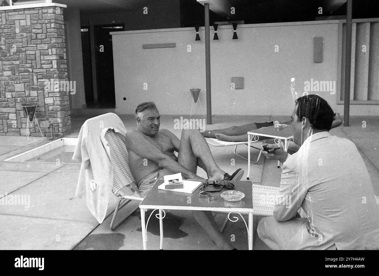 POLITICS GALO PLAZA RELAXES IN THE SWIMMING POOL IN NICOSIA, CYPRUS ...