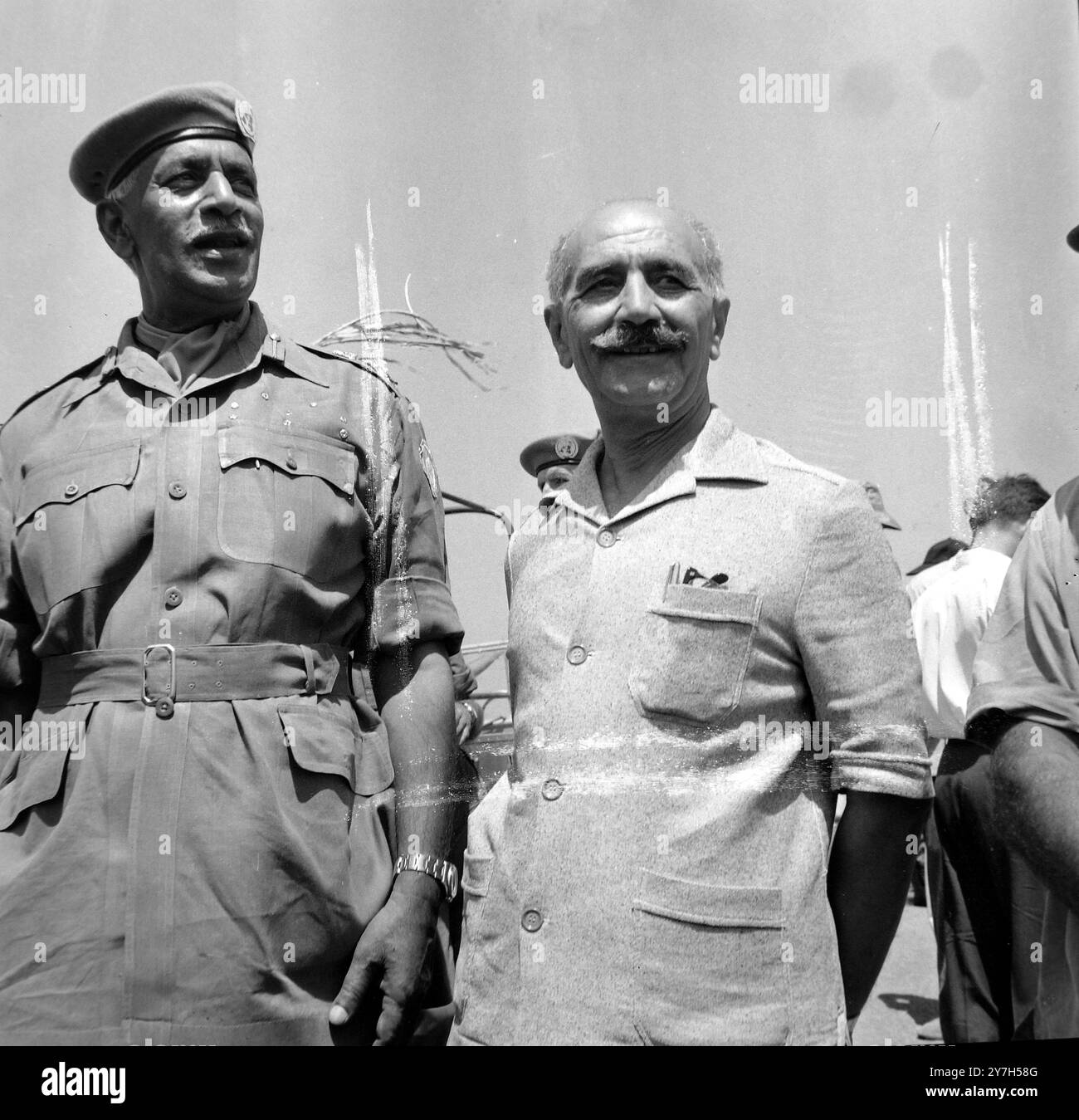 GENERAL GEORGE GRIVAS REVIEWS TURKISH POSITIONS IN KOKKINA, CYPRUS WITH ...