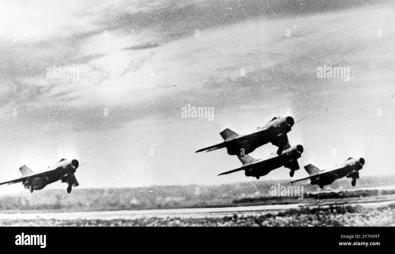 AIR FORCE SOVIET FIGHTER PLANES ; 14 AUGUST 1964 Stock Photo - Alamy