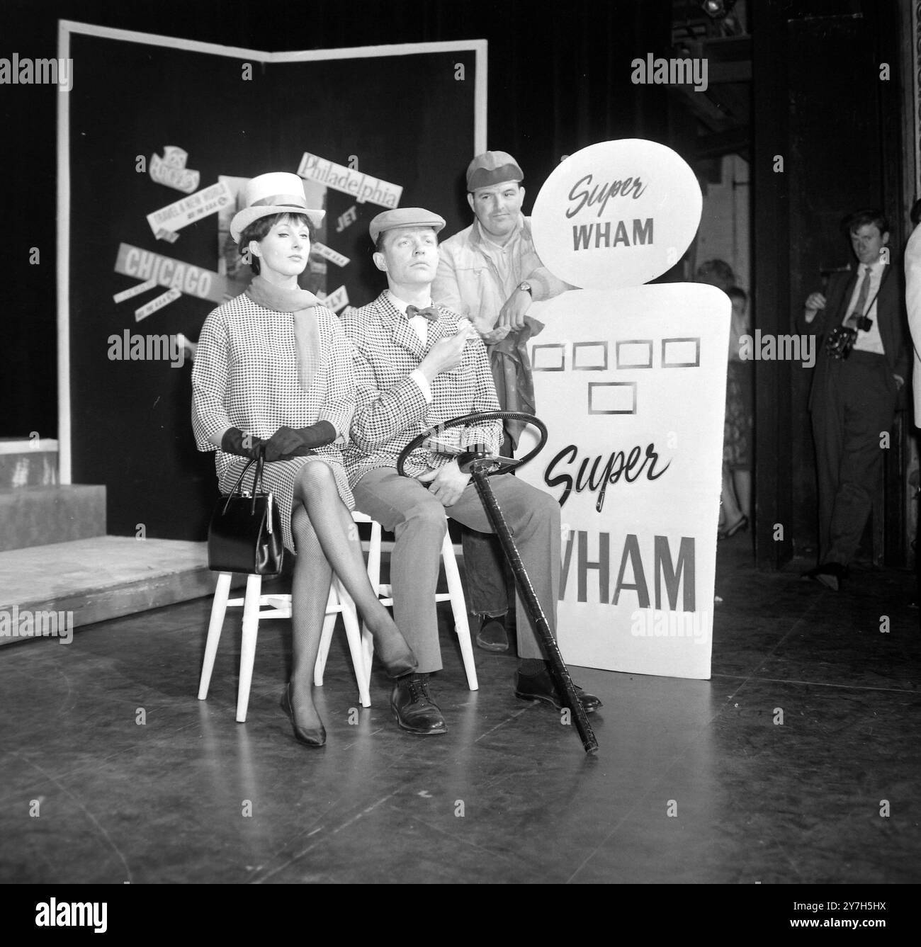 DAVID HEALEY, JACQUELINE CLARKE J AND EDDIE BISHOP E REHEARSE IN LONDON ...