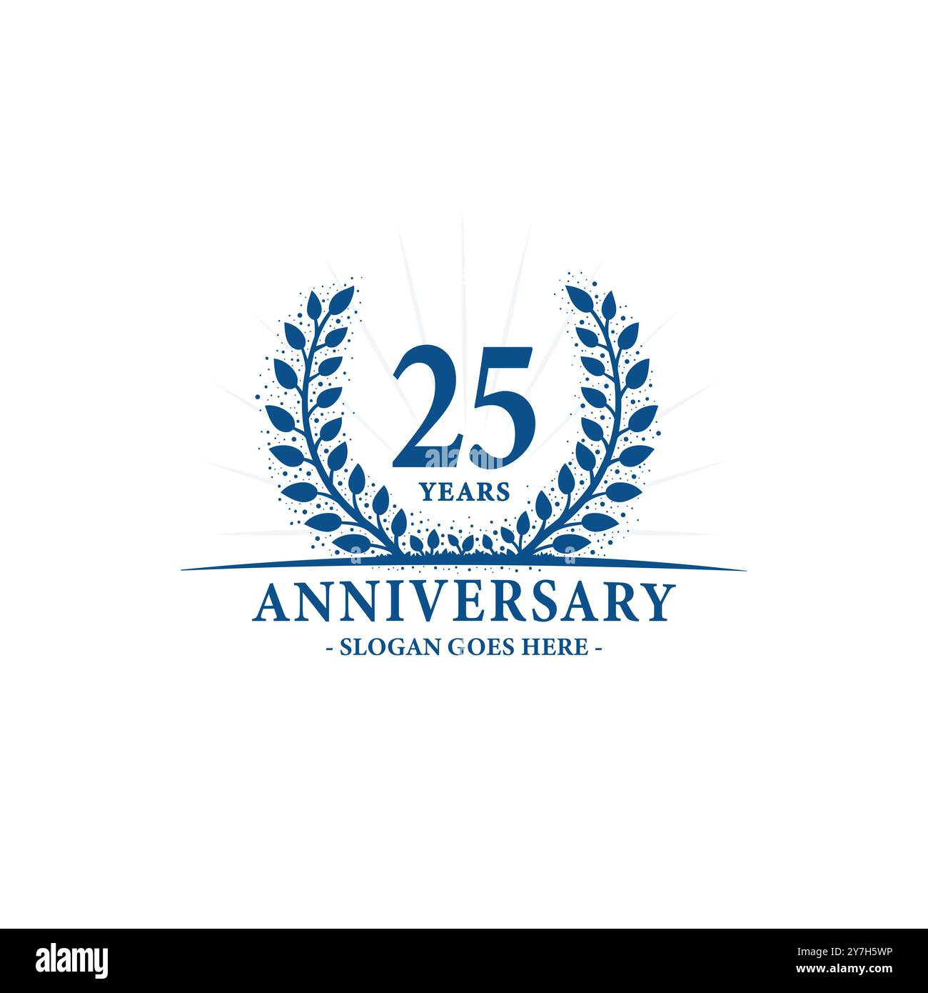 25 years celebrating anniversary logo. 25th years anniversary design ...