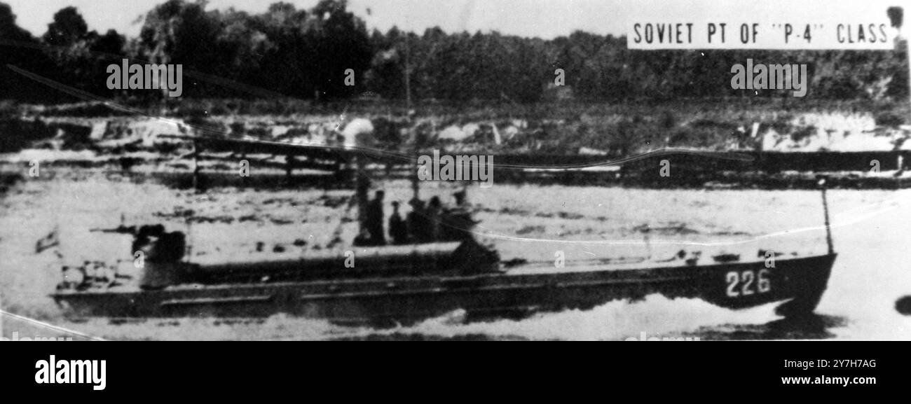 BOATS SOVIET TORPEDO BOAT P4 CLASS PENTAGON PHOTOS ; 5 AUGUST 1964 ...