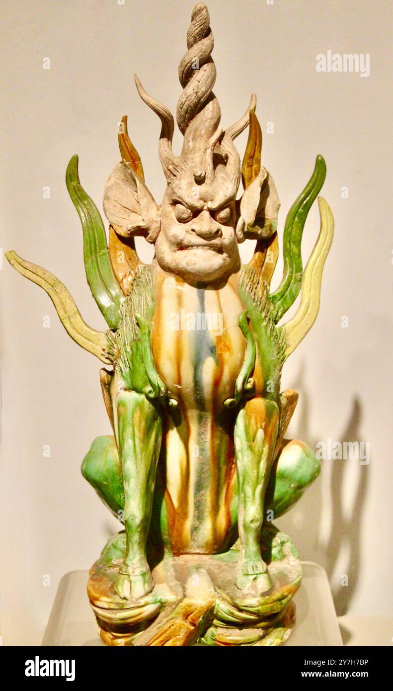 Tang Sancai Tomb Guardian Stock Photo - Alamy
