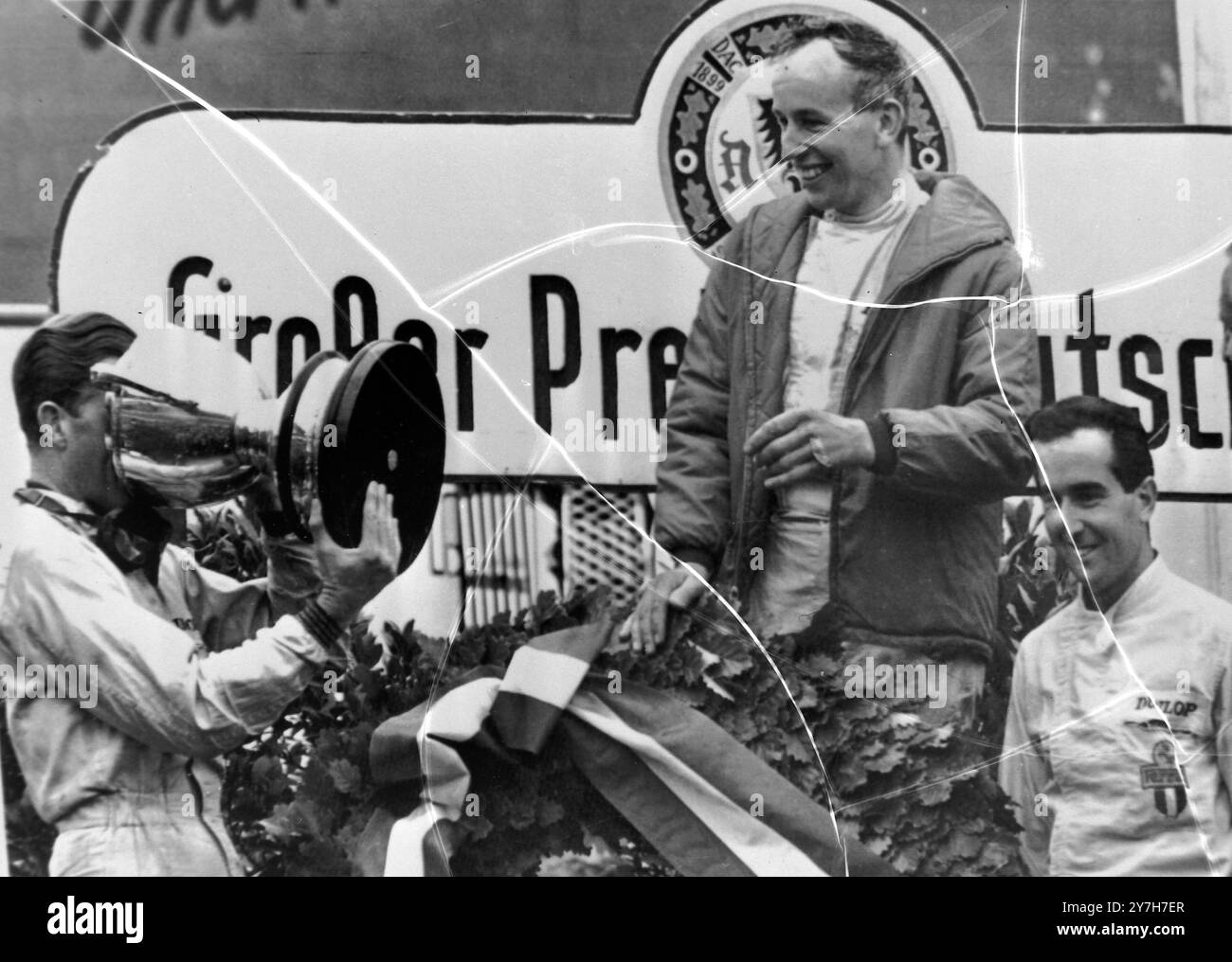 RACING DRIVER JOHN SURTEES WINS GERMAN GRAND PRIX ON PODIUM WITH ...