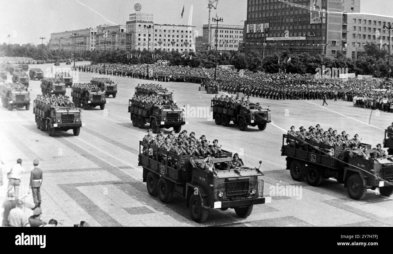 WARSAW 20TH ANNIVERSARY OF POLISH PEOPLE REPUBLIC ; 4 AUGUST 1964 Stock ...