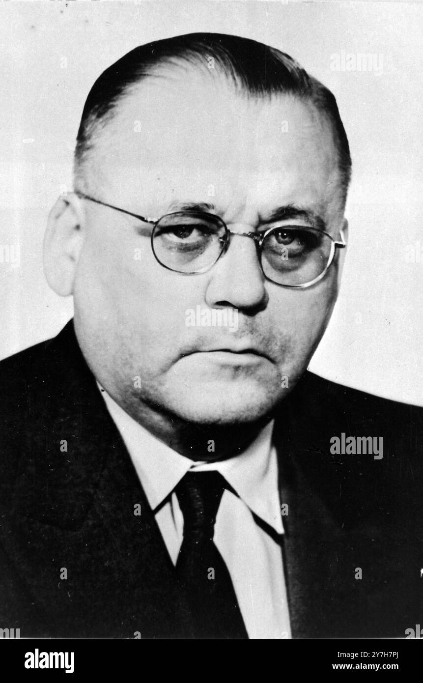 STANISLAW SROKA - PORTRAIT OF POLISH POLITICIAN, MEMBER OF GOVERNMENT ...