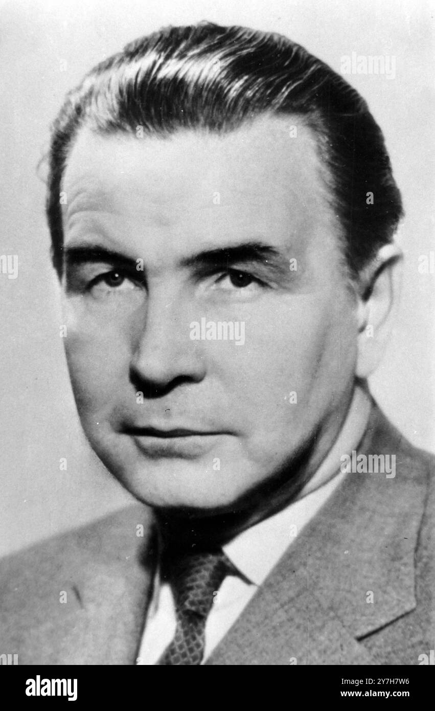 ADAM RAPACKI - PORTRAIT OF POLISH POLITICIAN, MEMBER OF GOVERNMENT ...