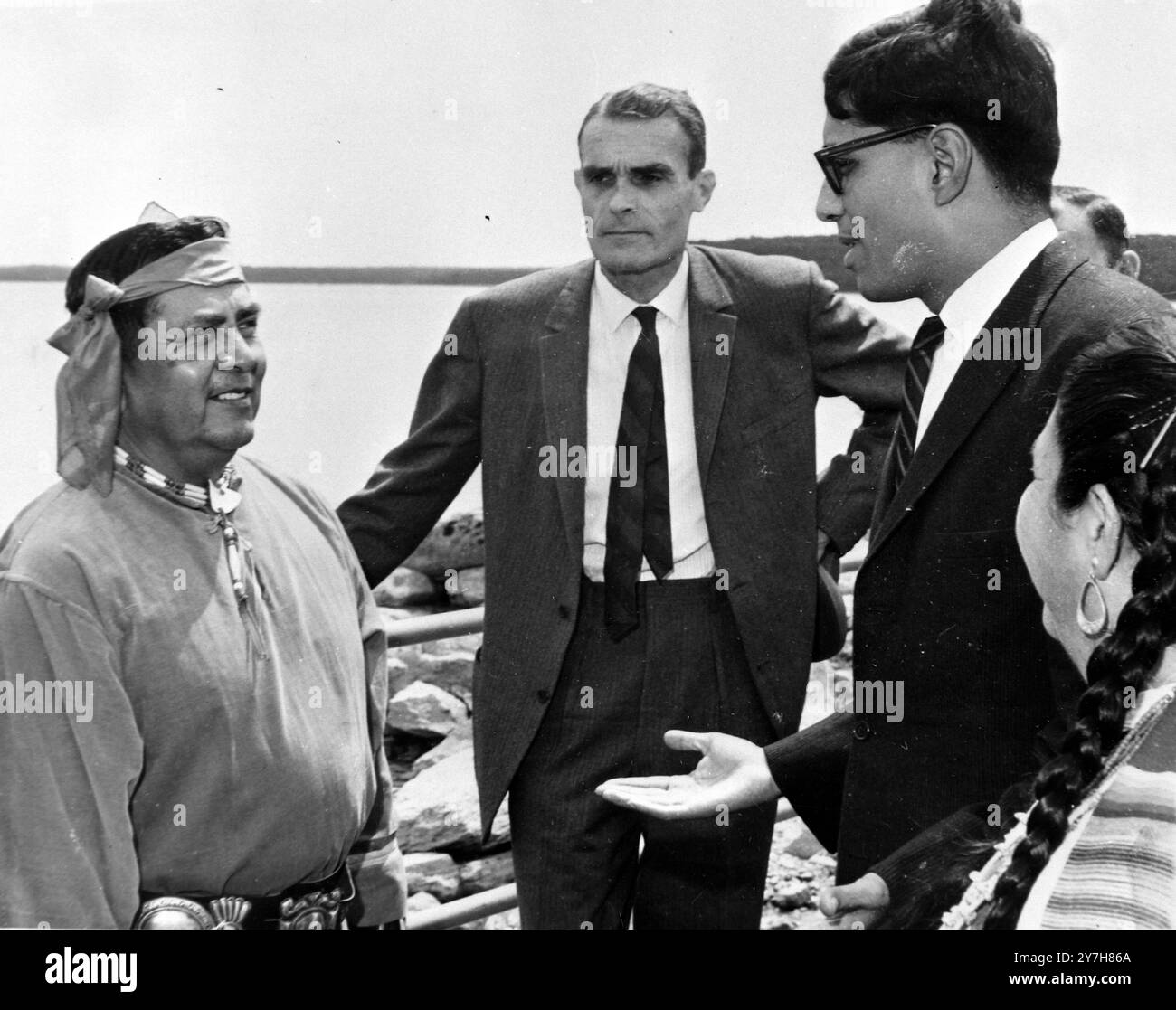 PETER HOWARD WITH RAJMOHAN GANDHI R AND SANDO ANTONIO IN MICHIGAN ...
