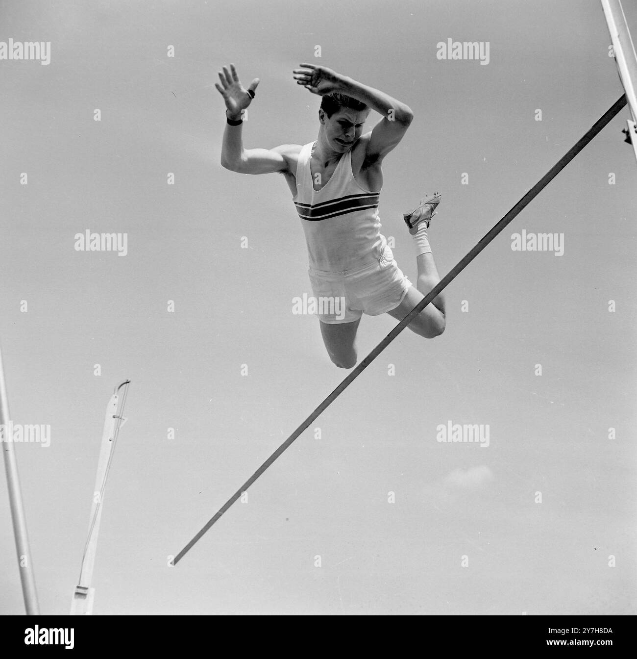 ATHLETICS TYMMS POLE VAULT EVENT IN ACTION IN LONDON ; 25 JULY 1964 ...