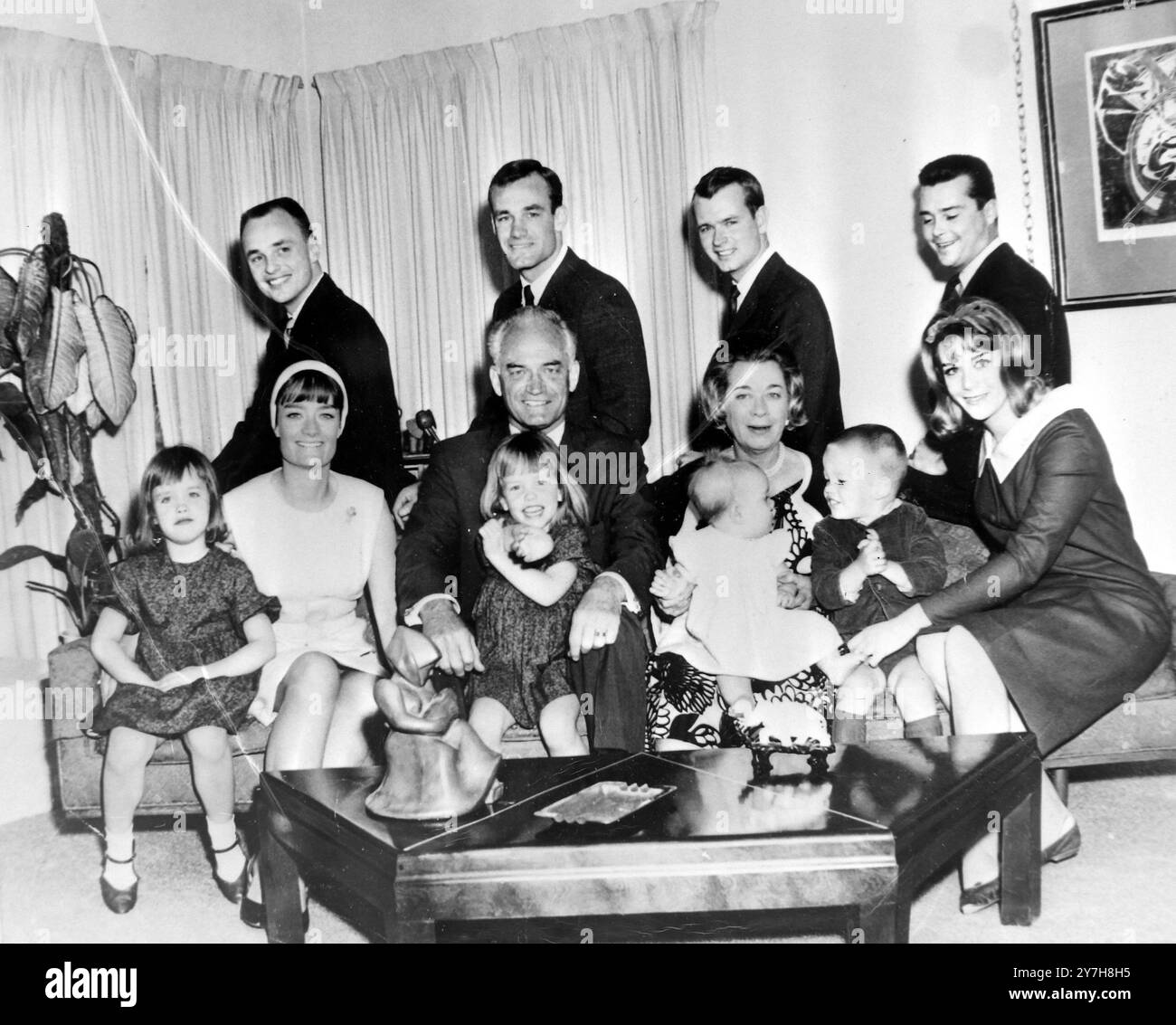 SENATOR BARRY GOLDWATER WITH FAMILY IN WASHINGTON / ; 24 JULY 1964 ...