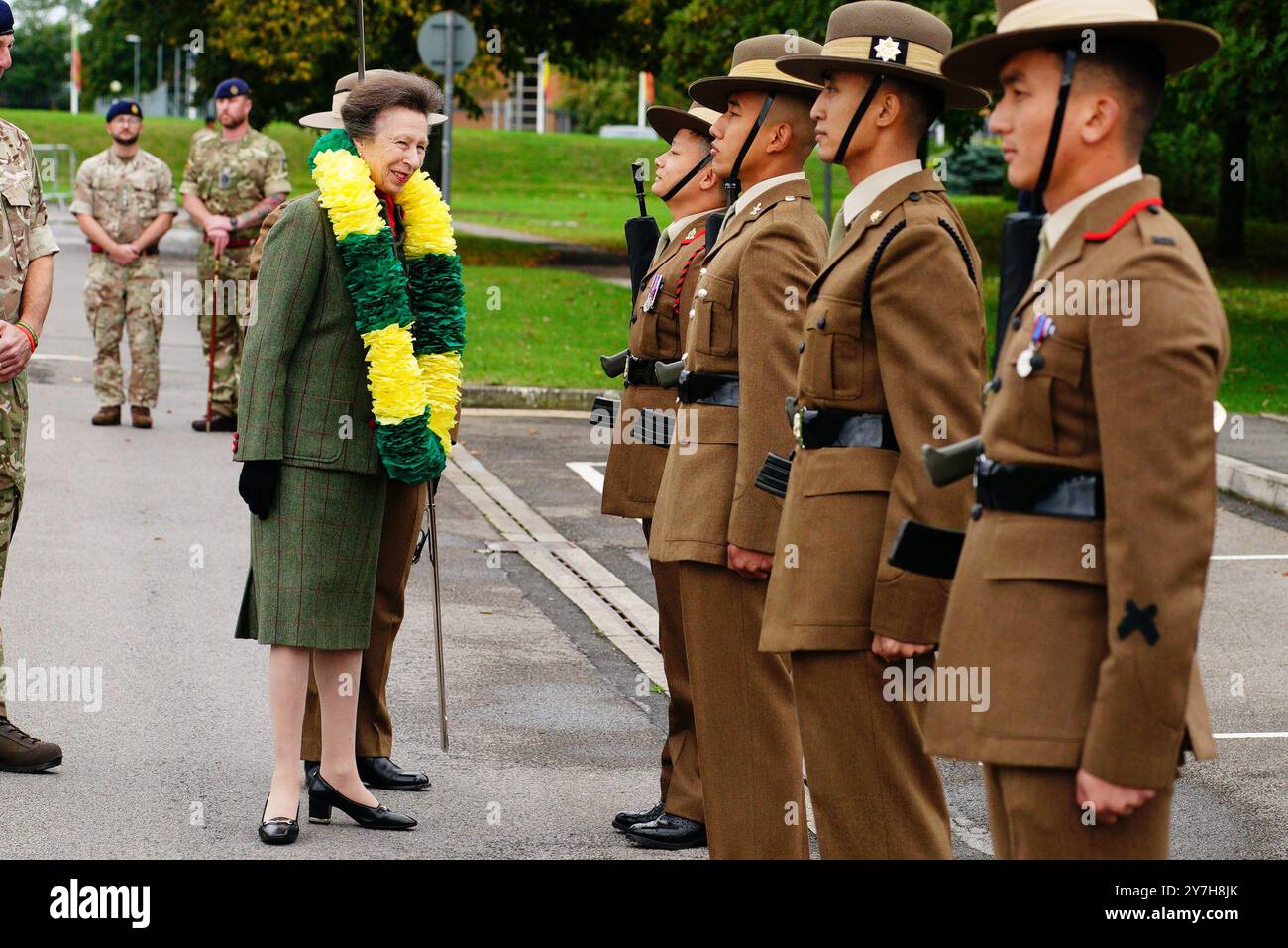 The Princess Royal, Colonel-in-Chief of the Royal Logistic Corps ...