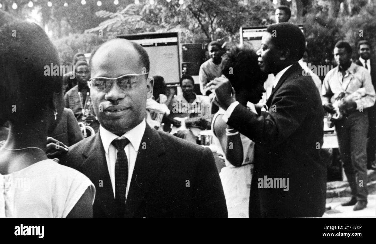 THE NEW CONGO PREMIER MOISE TSHOMBE DANCING IN LEOPOLDVILLE / ; 24 JULY ...
