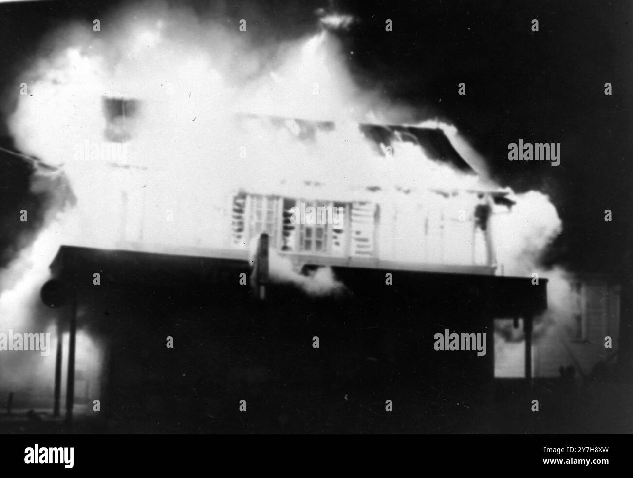 26 MAY FIRE OF GEORGETOWN RESTAURANT IN FLAMES IN BRITISH GUIANA ; 22 ...