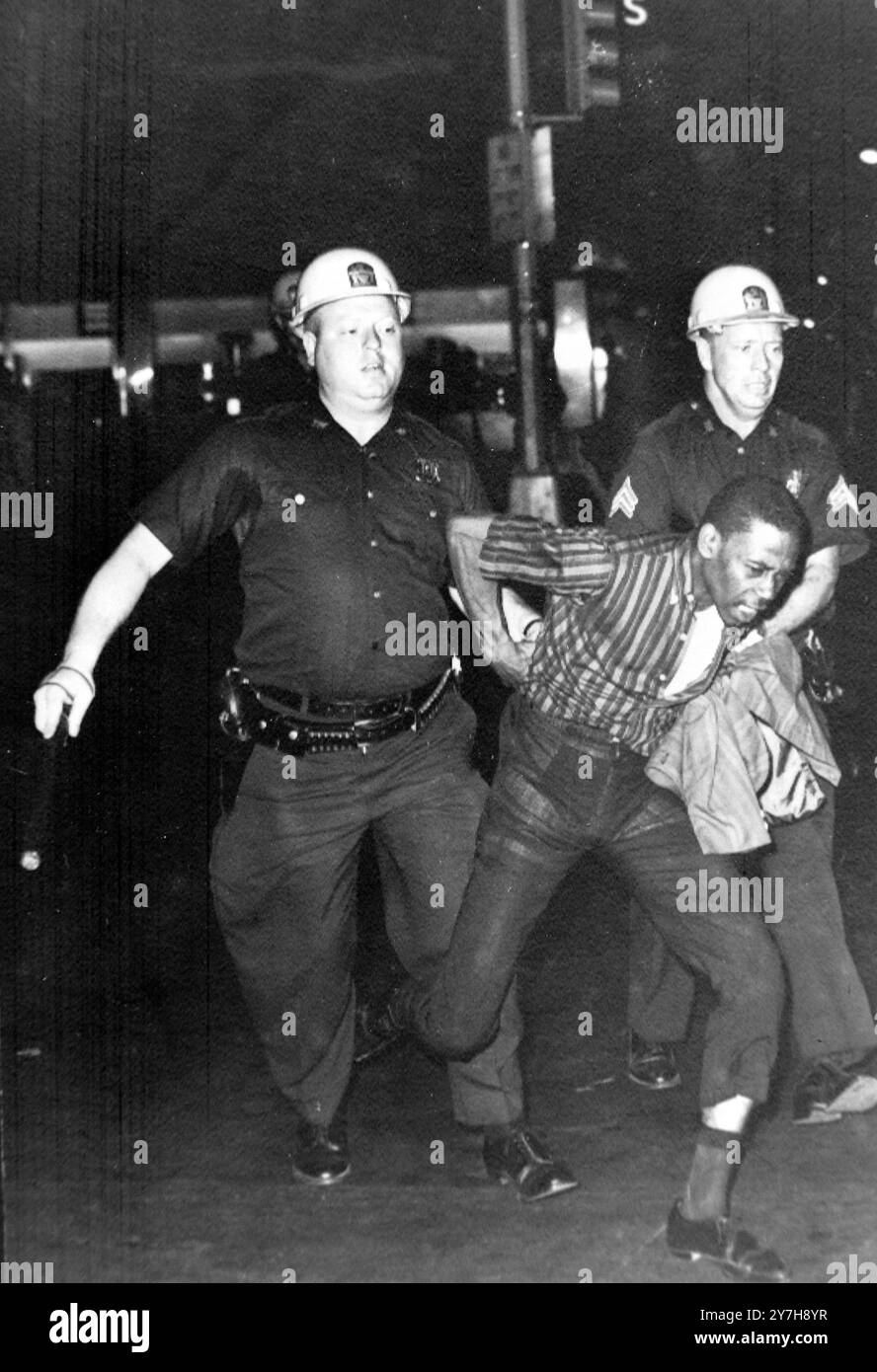 RIOTS HARLEM BLACK YOUTH ARRESTED IN NEW YORK ; 22 JULY 1964 Stock ...