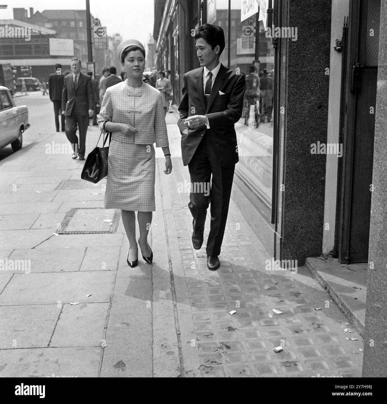 ACTRESS MARIKO OKADA WITH HUSBAND KIJU YOSHIDA IN LONDON / ; 20 JULY ...