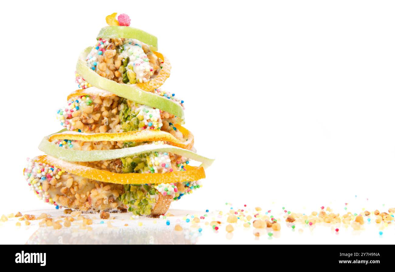 Christmas greeting card orange Cut Out Stock Images & Pictures - Alamy