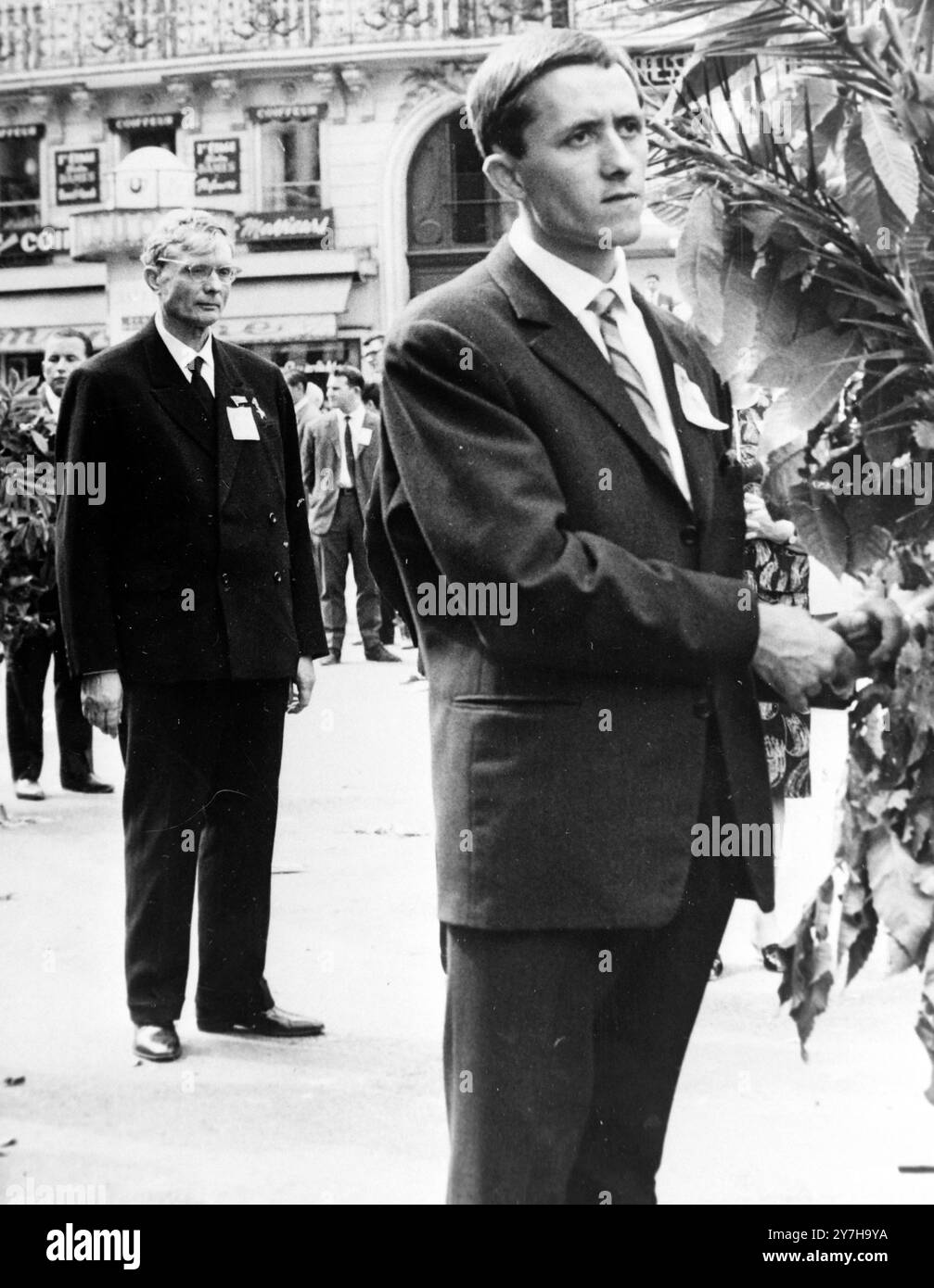 FUNERAL OF THOREZ MAURICE, MIKHAIL SUSLOV REPRESENTS SOVIET PARTY IN ...
