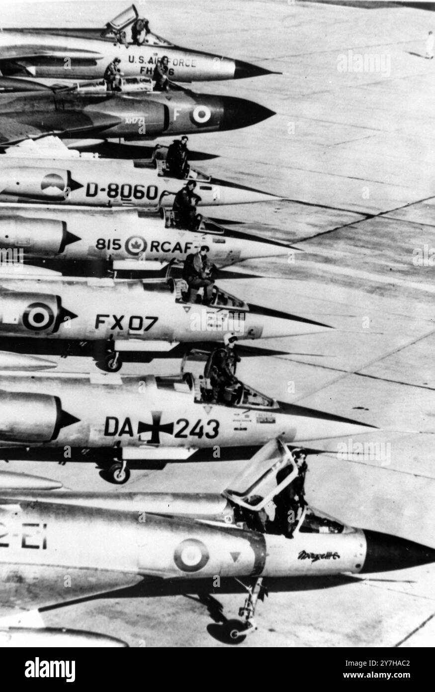 AVIATION SUPER STARFIGHTERS ASSIGNED TO NATO COUNTRIES ; 15 JULY 1964 ...