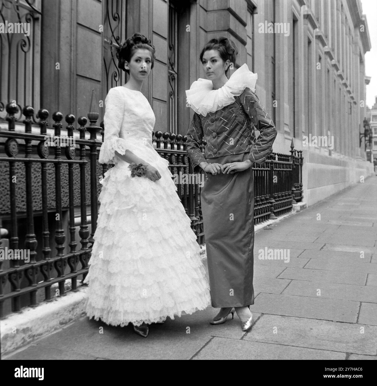 CHRISTINE HARRIS AND ALEXA WYNDHAM - MODELS IN LONDON / ; 15 JULY 1964 ...
