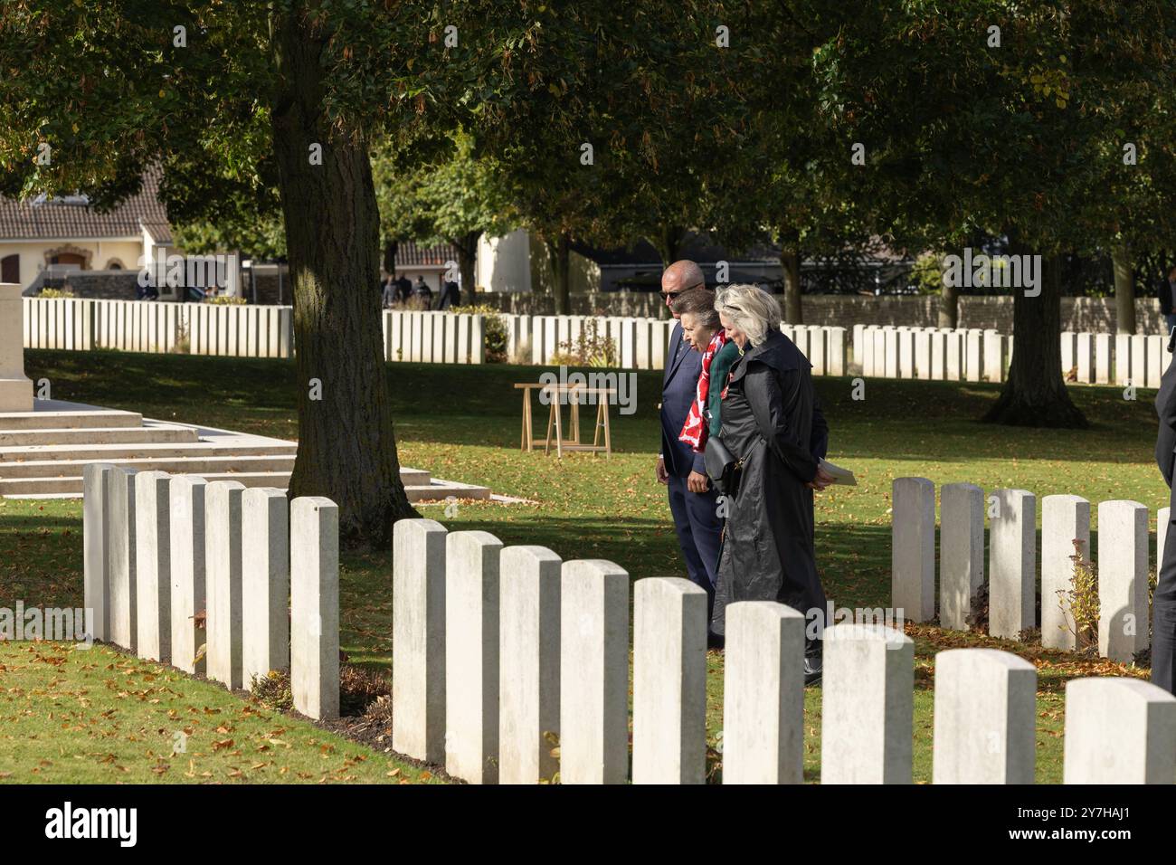 Loos-en-Gohelle, France. HRH The Princess Royal inaugurating Loos ...