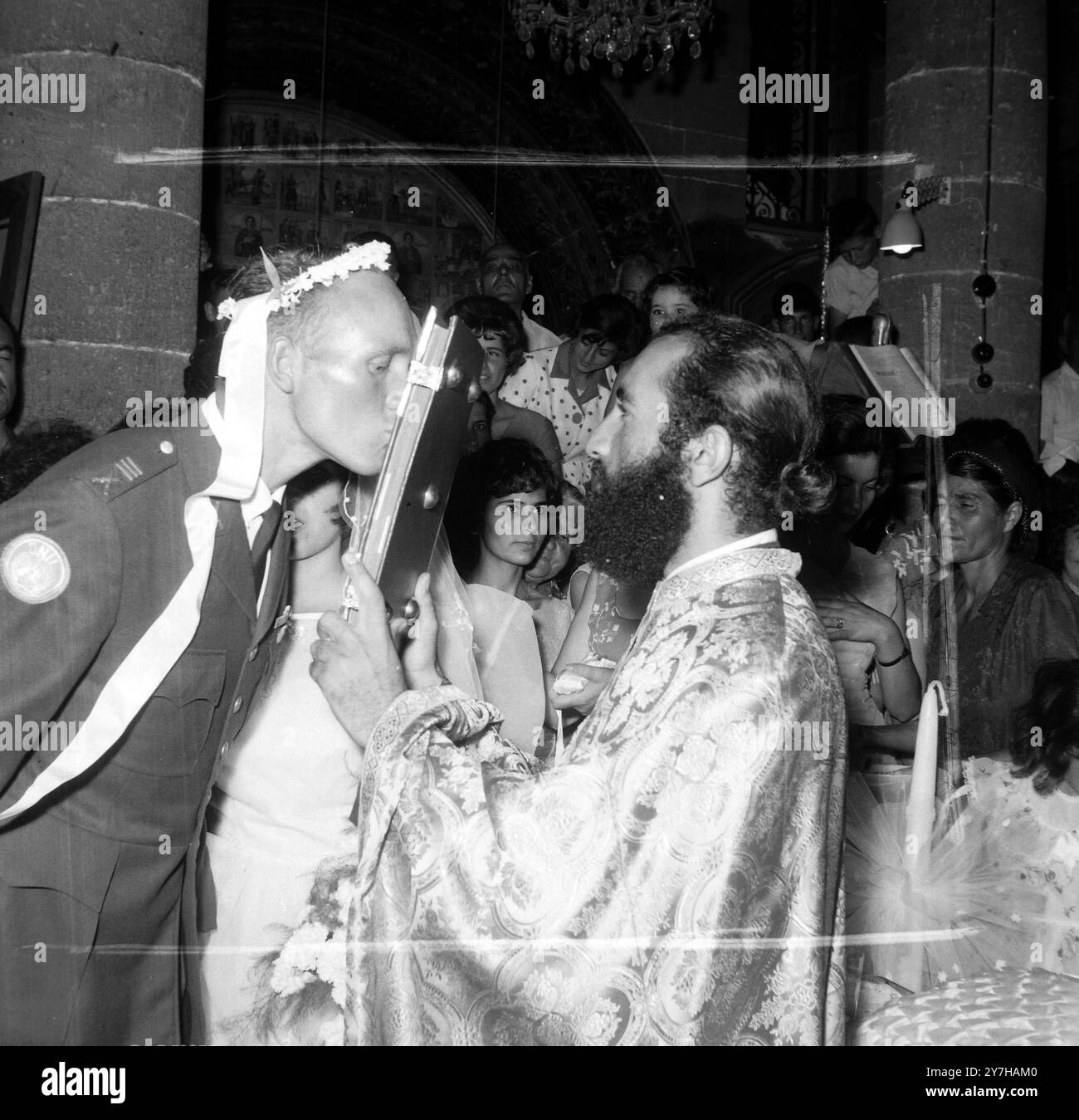 LEIF ALDEN SERGEANT WEDS GREEK CYPRIOT MARIA PAVLOU IN MORPHOU / ; 13 ...