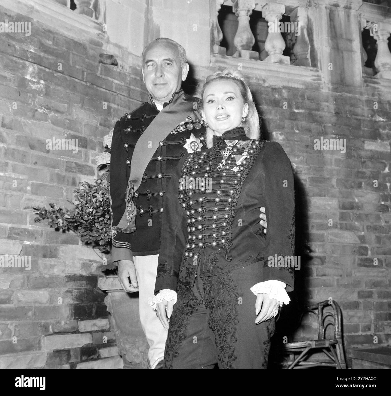 HERBERT HUNTER HUSBAND OF ZSA ZSA GABOR HOSTS A PARTY IN LONDON ; 10 ...