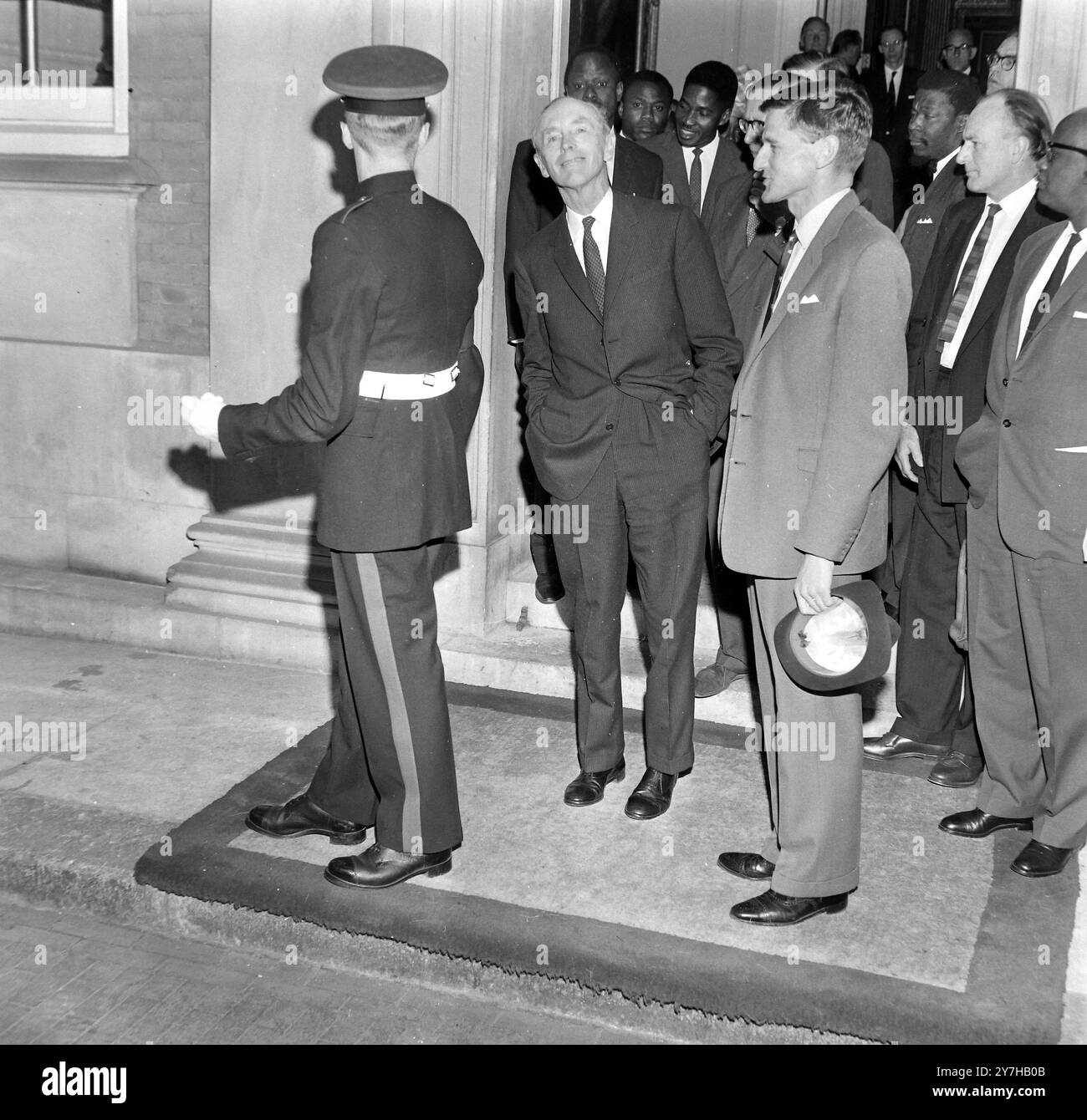 BRITISH PRIME MINISTER LORD ALEC DOUGLAS HOME AT MARLBOROUGH HOUSE IN ...
