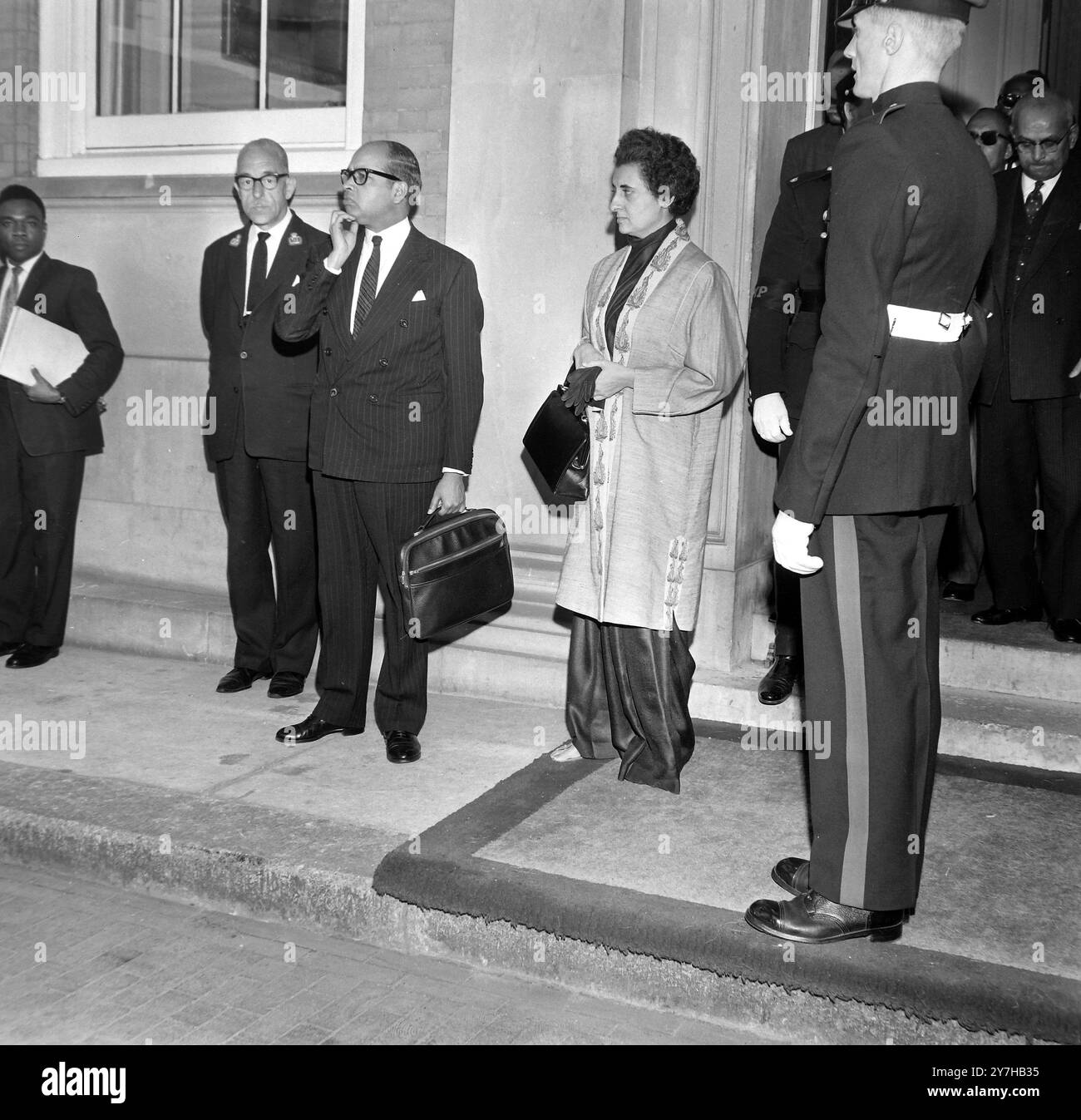 INDIRA GANDHI AT COMMONWEALTH CONFERENCE IN LONDON / ; 9 JULY 1964 ...