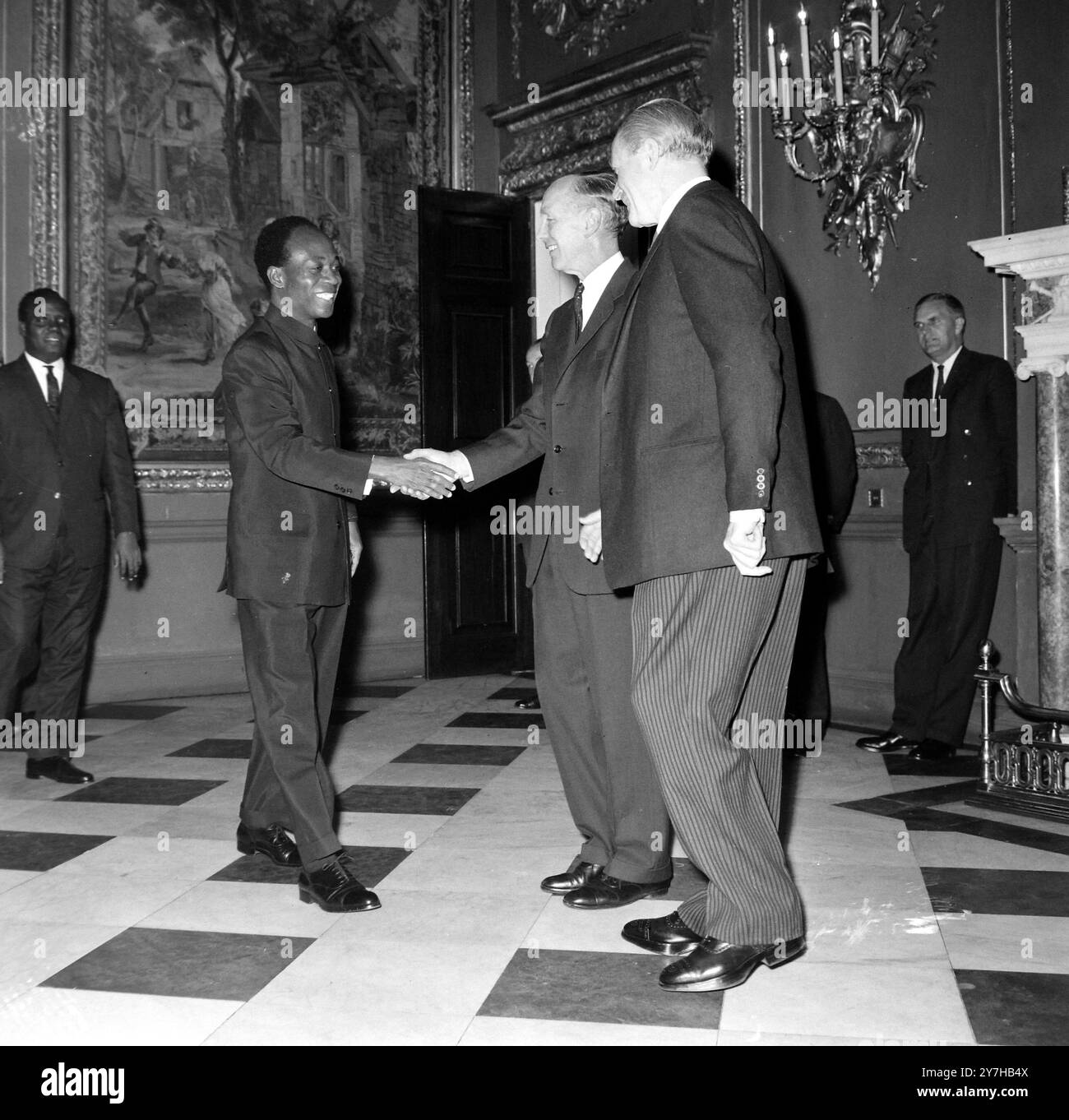 BRITISH PRIME MINISTER LORD ALEC DOUGLAS HOME AND DUNCAN SANDYS AT ...