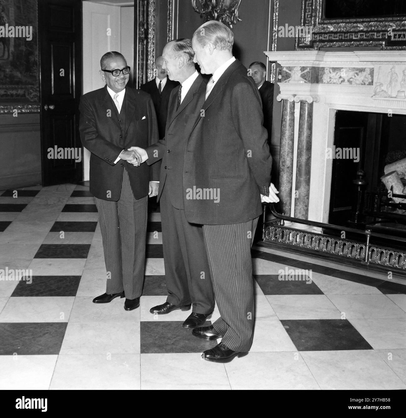 BRITISH PRIME MINISTER LORD ALEC DOUGLAS HOME AND DUNCAN SANDYS AT ...