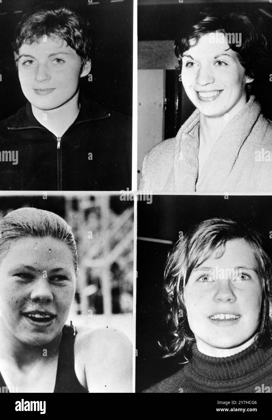 DUTCH ATHLETES FOR OLYMPIC GAMES LIDIA SCHAAP, RIA VAN VELSEN, KLENIE ...