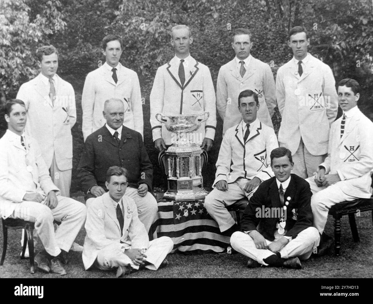 HARVARD 1914 ROWING CREW AT HENLEY / ; 3 JULY 1964 Stock Photo - Alamy