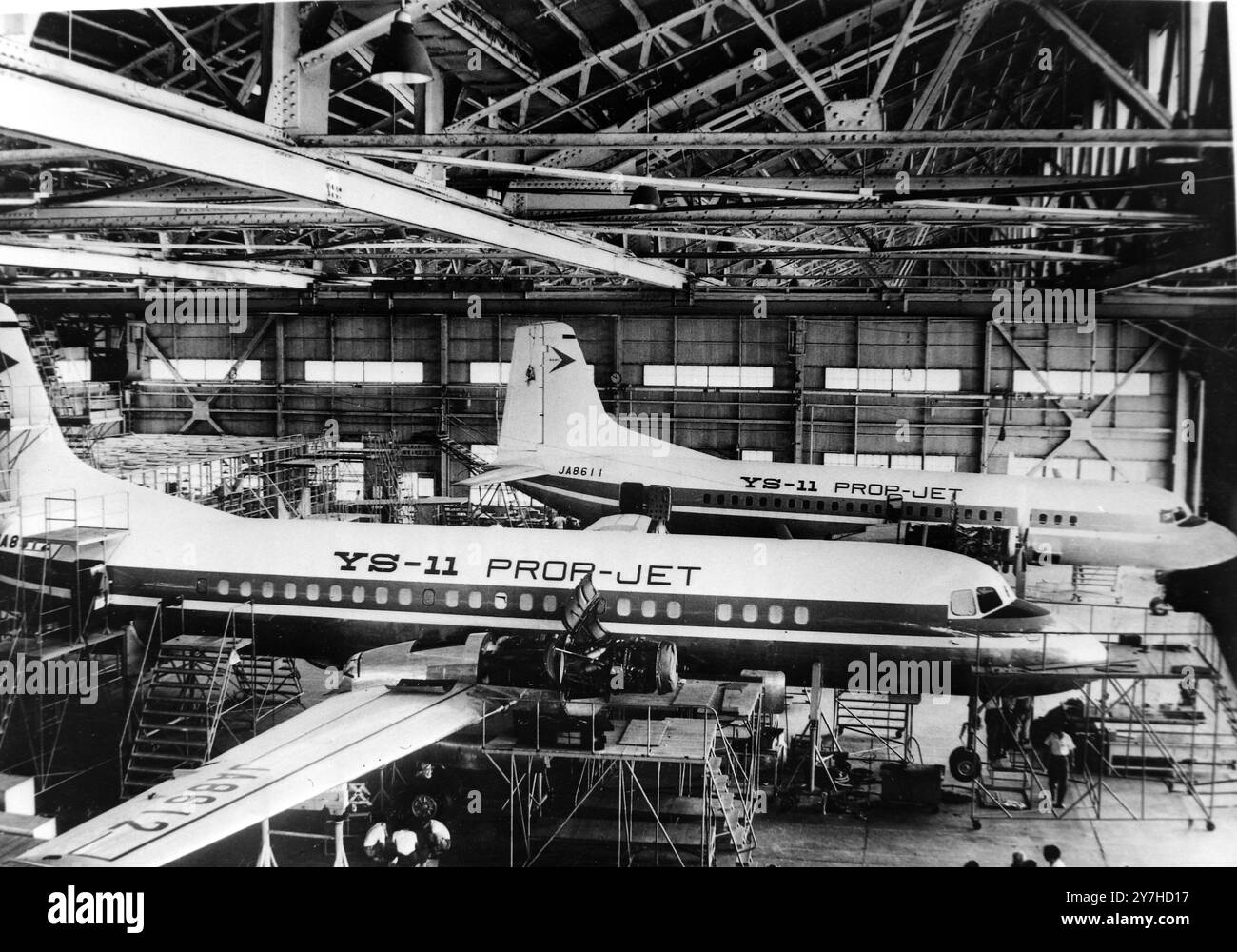 JAPANESE NEW TURBO PROP AIRLINER IN TOKYO ; 3 JULY 1964 Stock Photo - Alamy