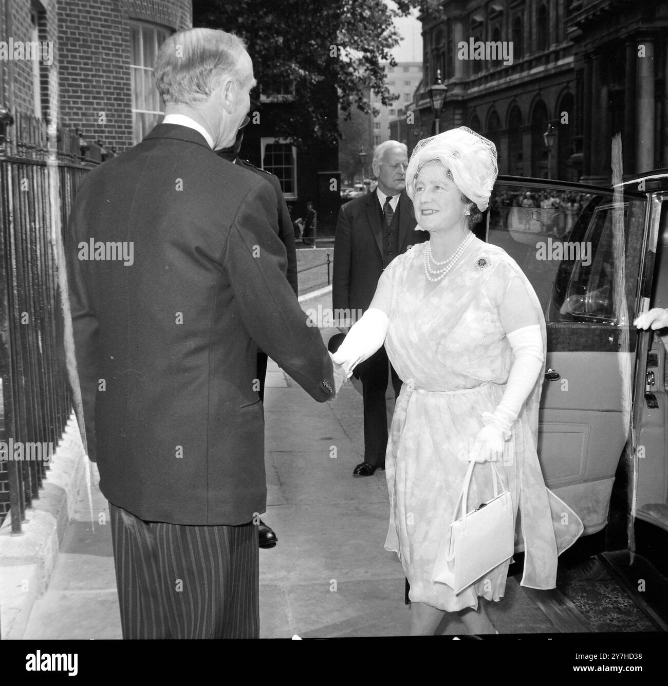 BRITISH PRIME MINISTER LORD ALEC DOUGLAS HOME HIS 61ST BIRTHDAY WITH ...