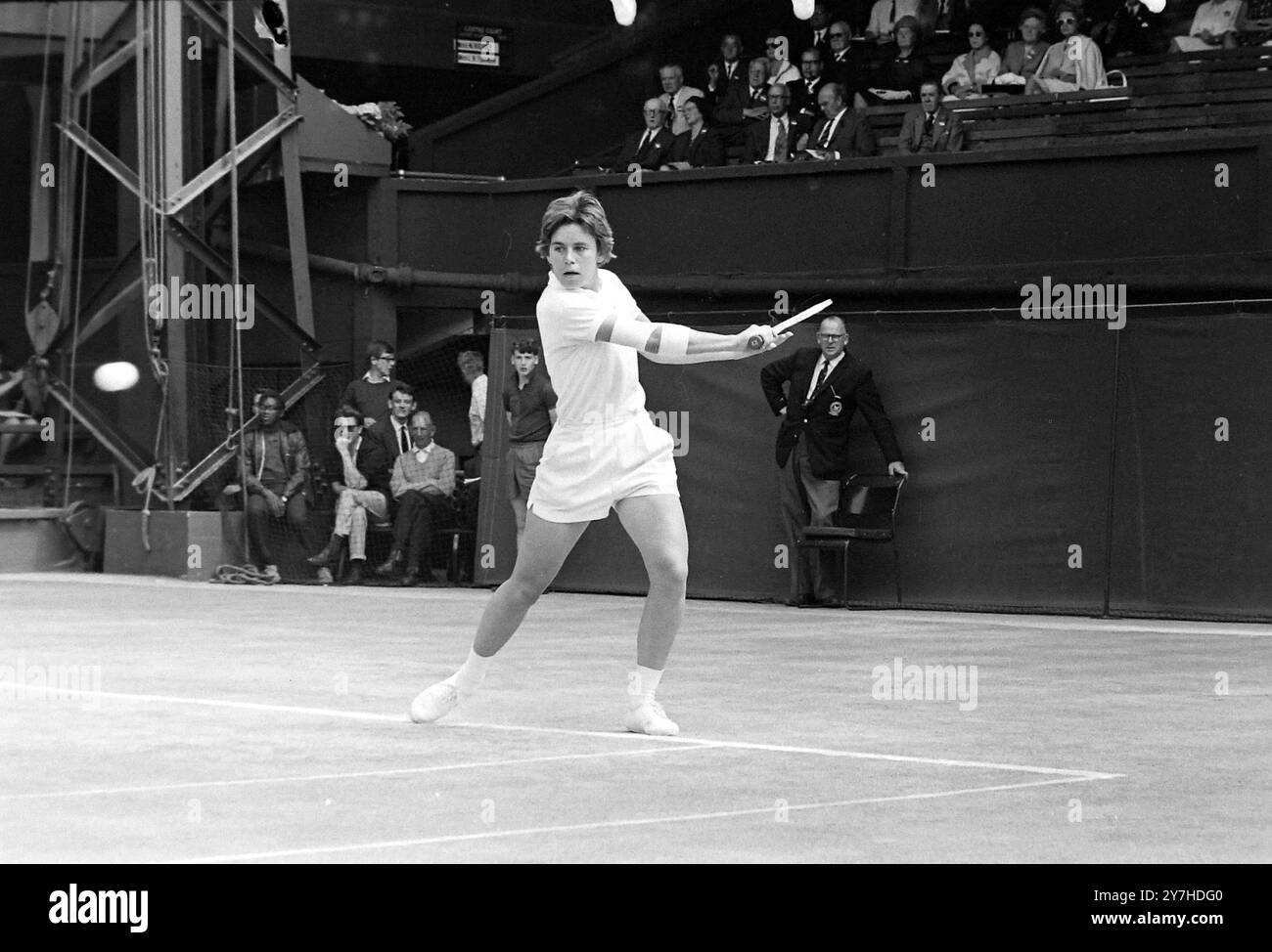 TENNIS WIMBLEDON SINGLES NORMA BAYLON OF ARGENTINA - TENNIS PLAYER IN ...