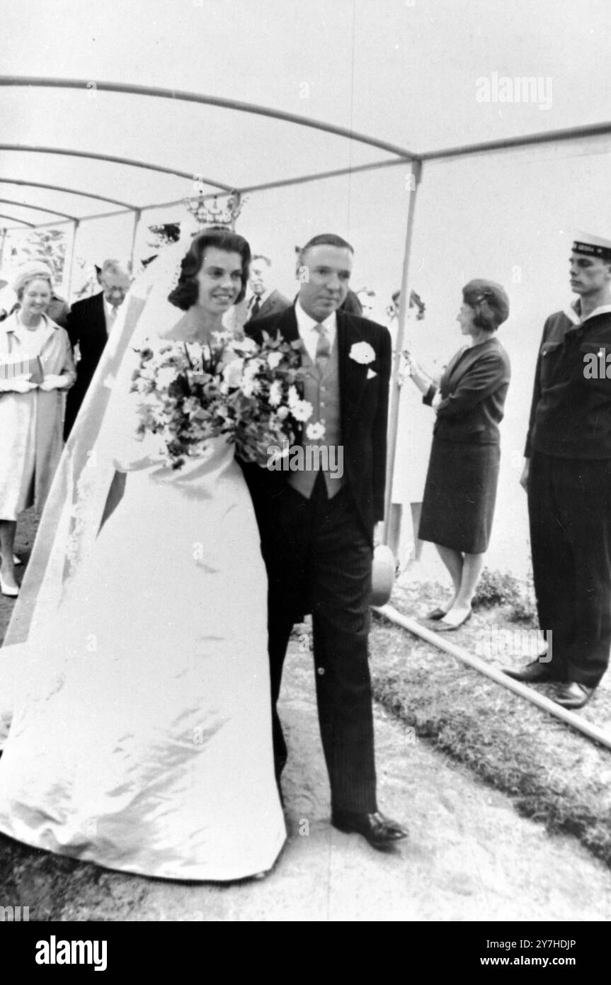 JOHN AMBLER WEDS PRINCESS MARGARETHA IN SWEDEN - THE ROYAL WEDDING IN ...