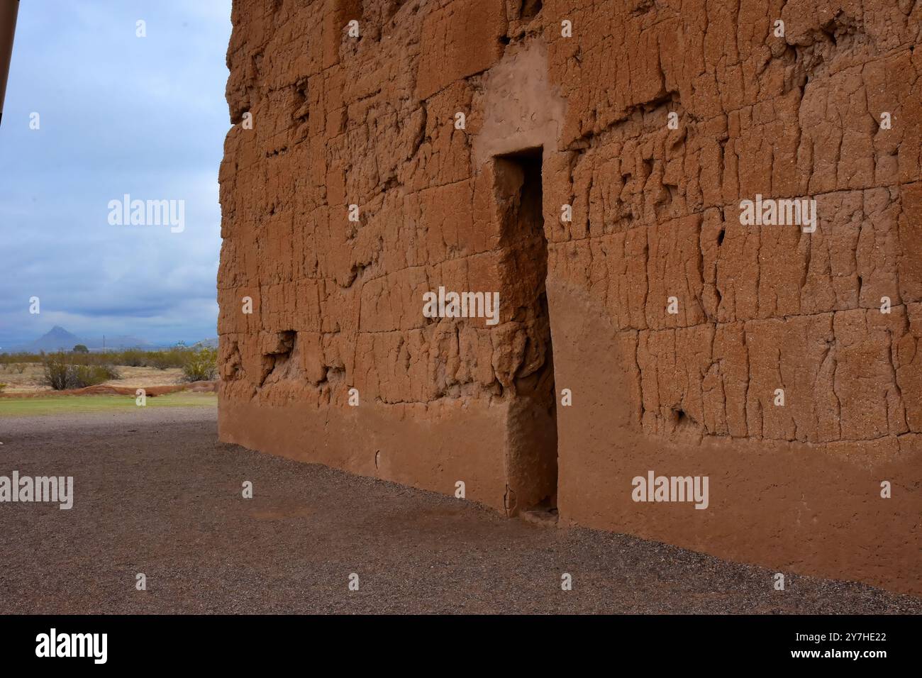 Ancient Casa Grande Ruins National Monument of the Pre-columbian ...