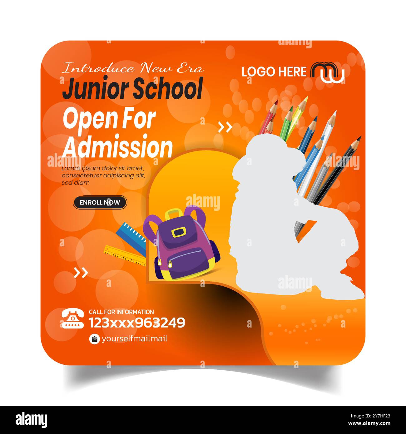 School templates hi-res stock photography and images - Alamy