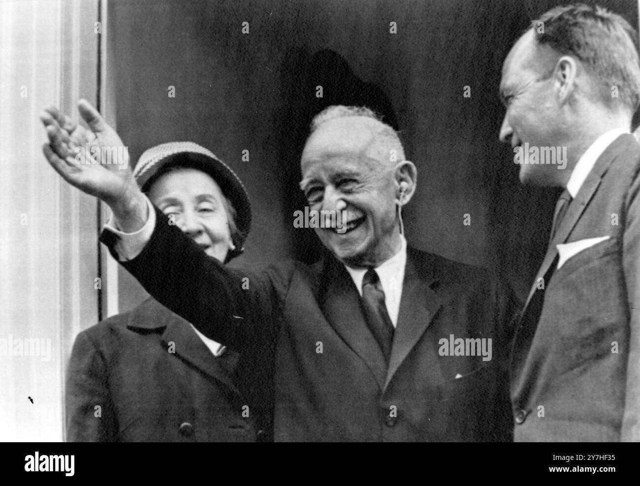 TURKISH PRIME MINISTER ISMET INONU WITH WIFE AND DONALD GONZALES IN ...