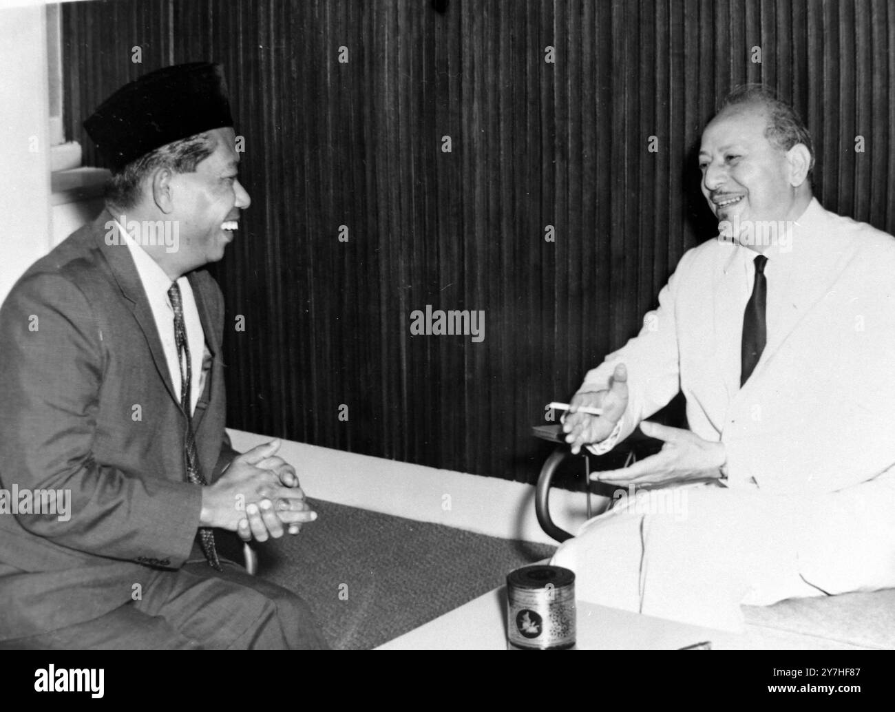 DATO SARDON BIN JUBIR WITH HAJI FATANI TUAN SHEIKH IN KUALA LUMPUR ...