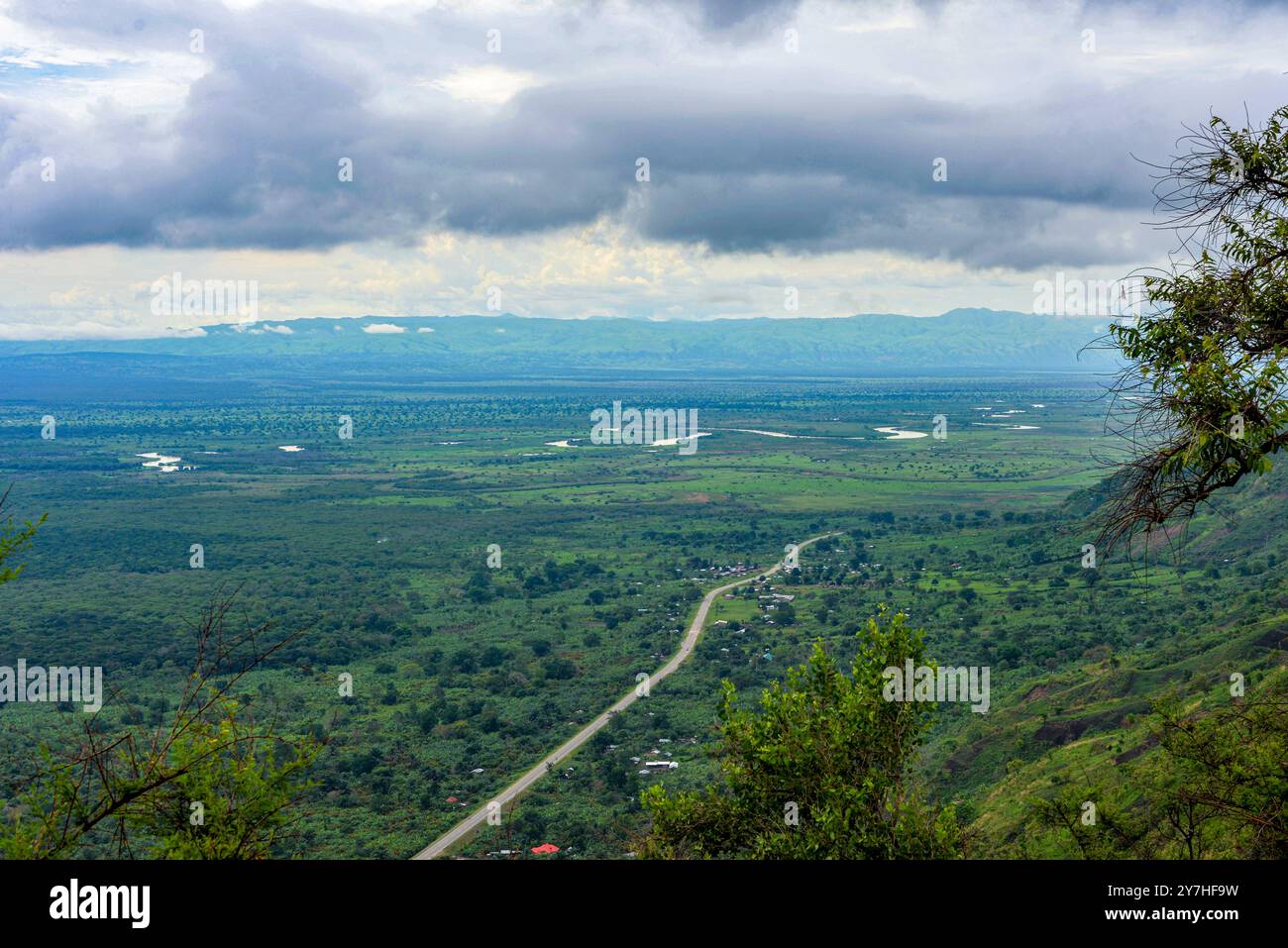Semliki Valley plains in the Western Rift Valley in Uganda Stock Photo ...