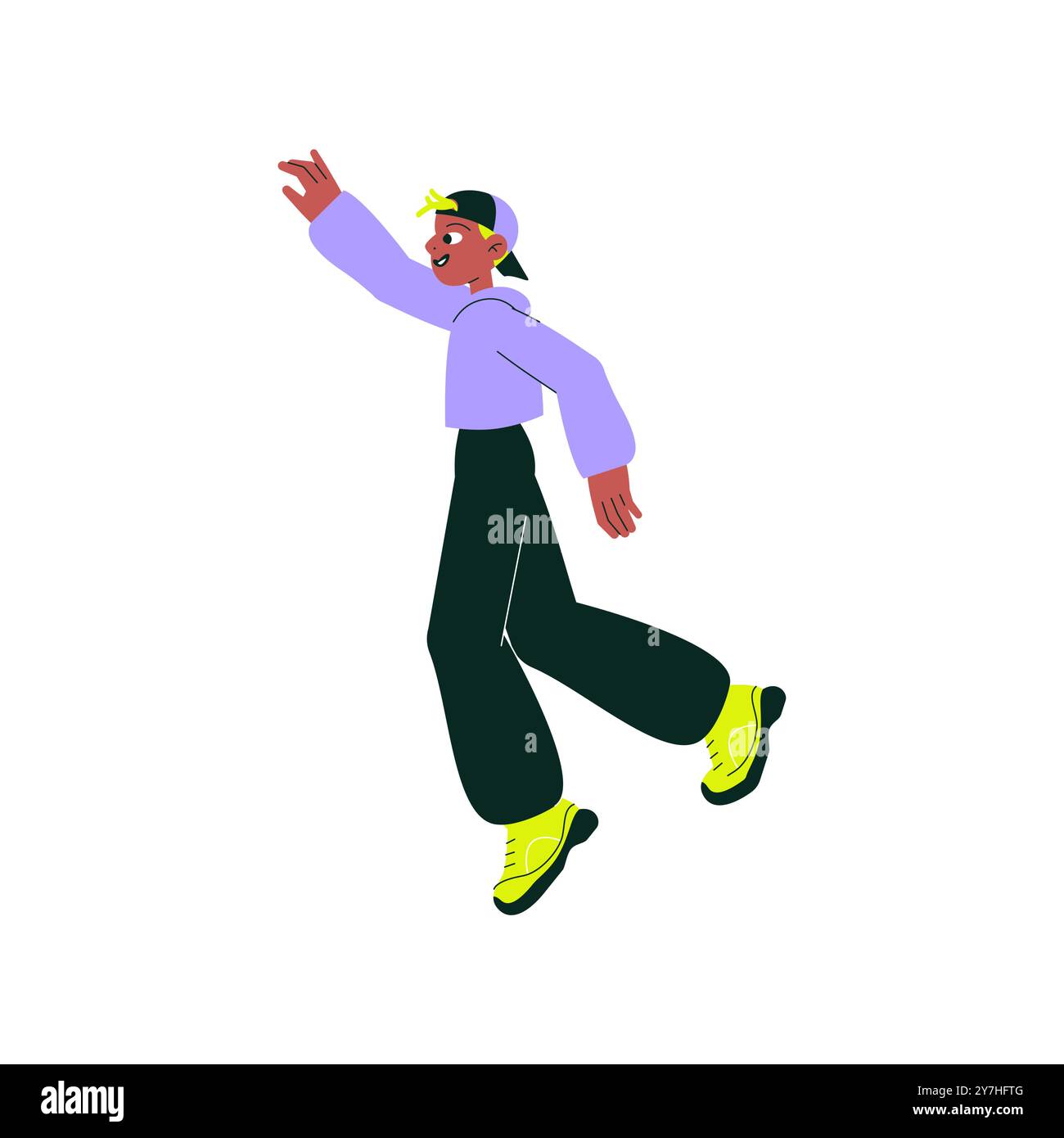 Youthful excitement Stock Vector Images - Alamy