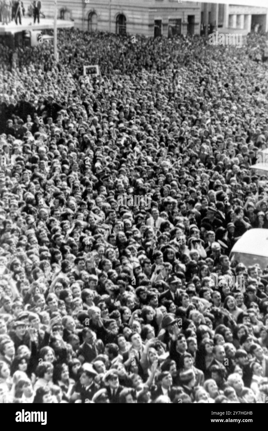 1964 australia the beatles Black and White Stock Photos & Images - Alamy