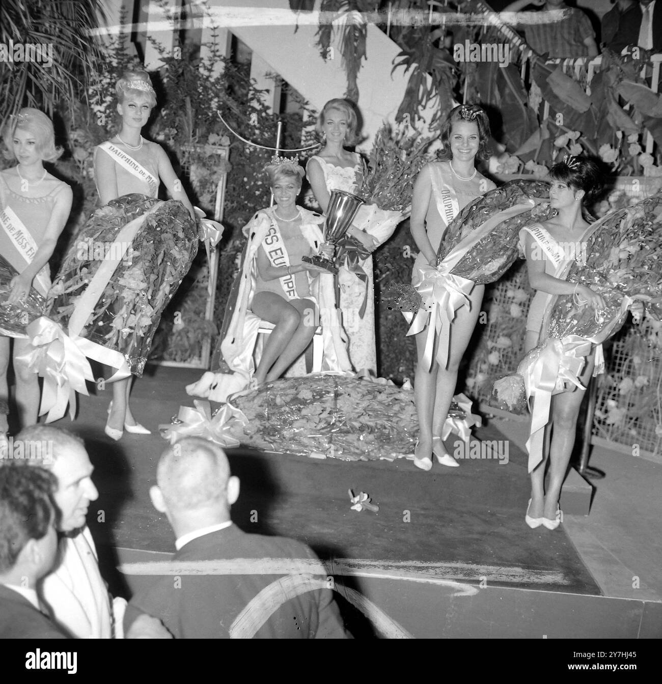 ELLY KOOT WINS BEAUTY CONTEST MISS EUROPE IN BEIRUT, LEBANON ; 5 JUNE ...