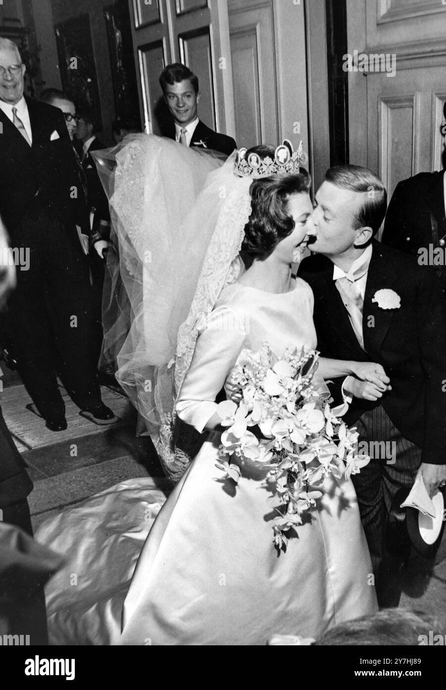 CROWN PRINCE CARL GUSTAV WITH PRINCESS DESIREE & HER HUSBAND IN ...