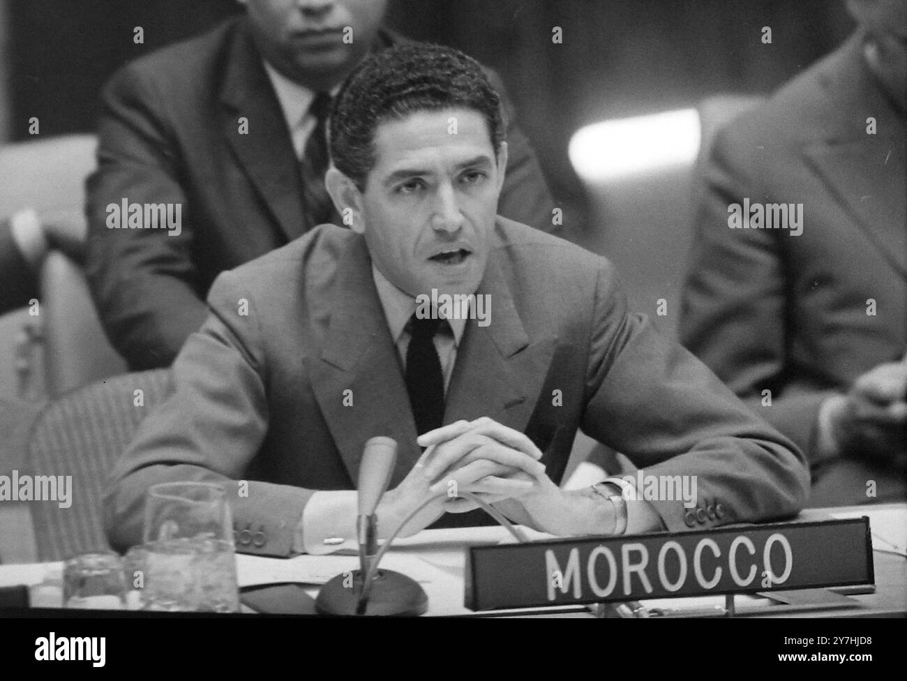 AHMED TAIBI BENHIMA T MOROCCAN UN UNITED NATIONS AMBASSADOR IN NEW YORK ...