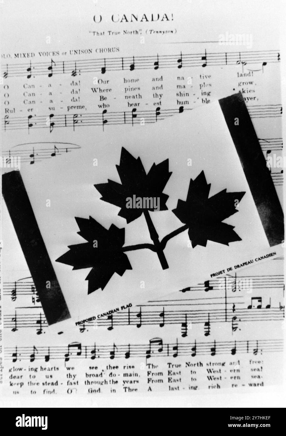30 MAY 1964 National Anthem bid for 'O Canada!'. Along with the new ...